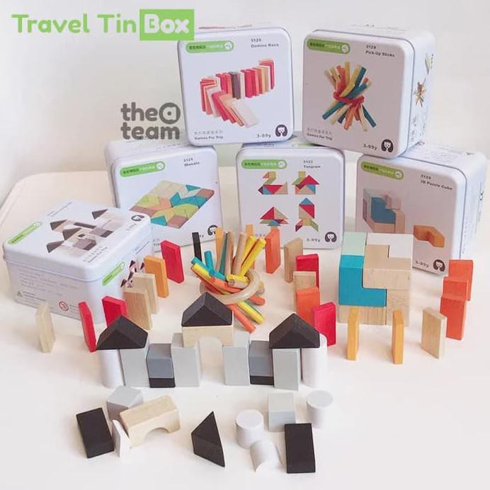 Jual TRAVEL TIN BOX (WOODEN PUZZLE TOY) | Shopee Indonesia
