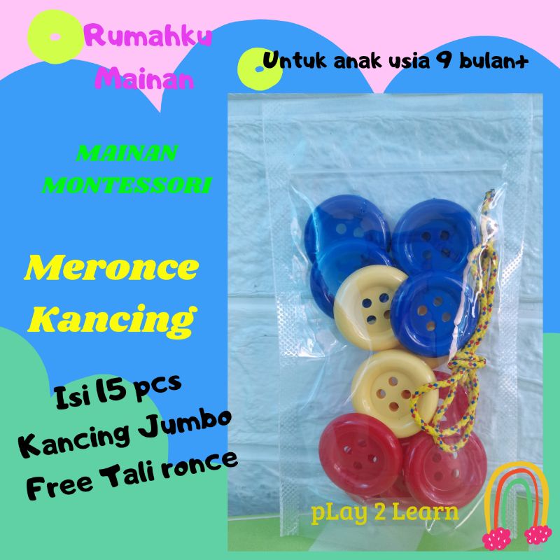 Jual MERONCE KANCING BESAR 3.5 CM / KANCING JUMBO MEMASUKAN KANCING KE ...