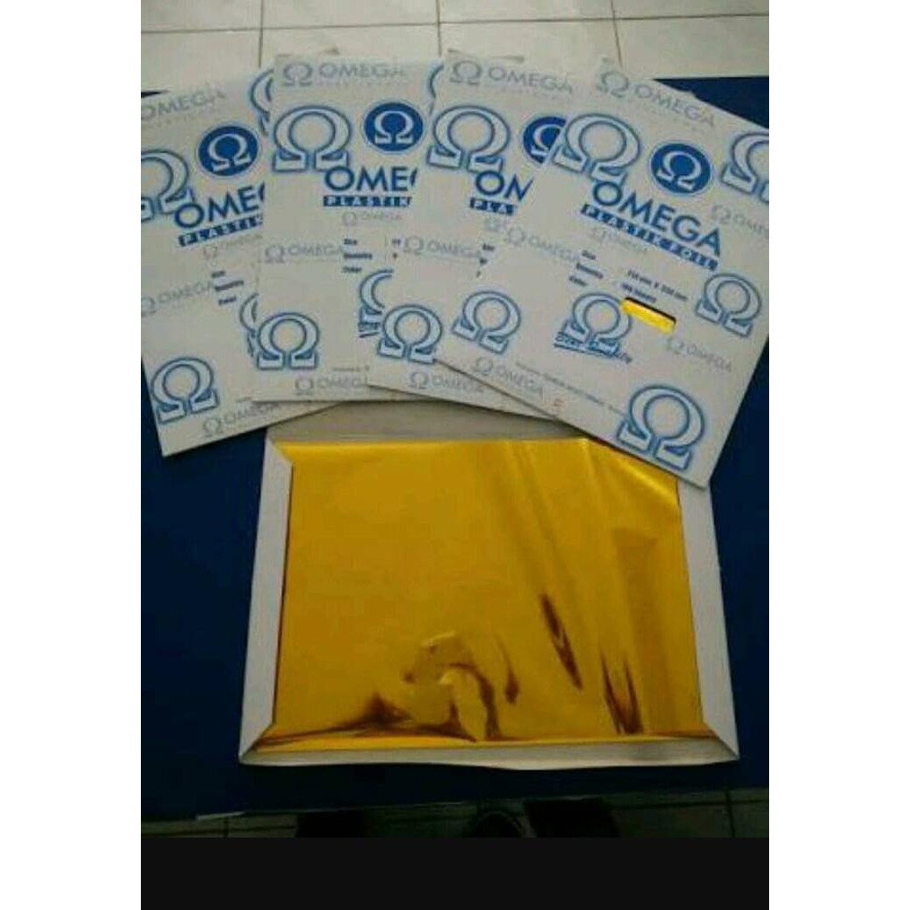 Jual Kertas / Plastik Foil Emas Omega | Shopee Indonesia