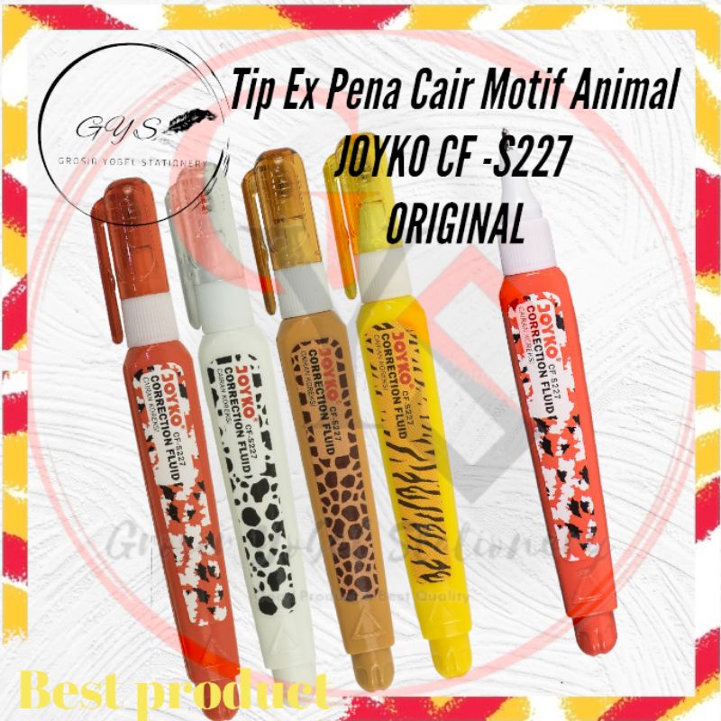 Jual (Pcs) TipEx Pen Cair JOYKO/ Correction Fluid Pen/ Tipe X/Penghapus ...