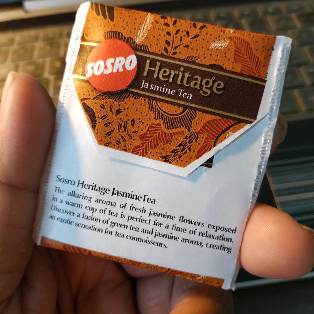 Jual Teh SOSRO HERITAGE Jasmine isi 25 PCS | Shopee Indonesia