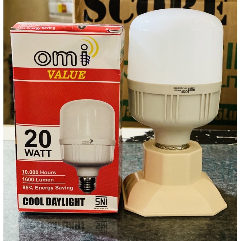 Jual LAMPU LED T-BULB 20 WATT OMI VALUE | Shopee Indonesia