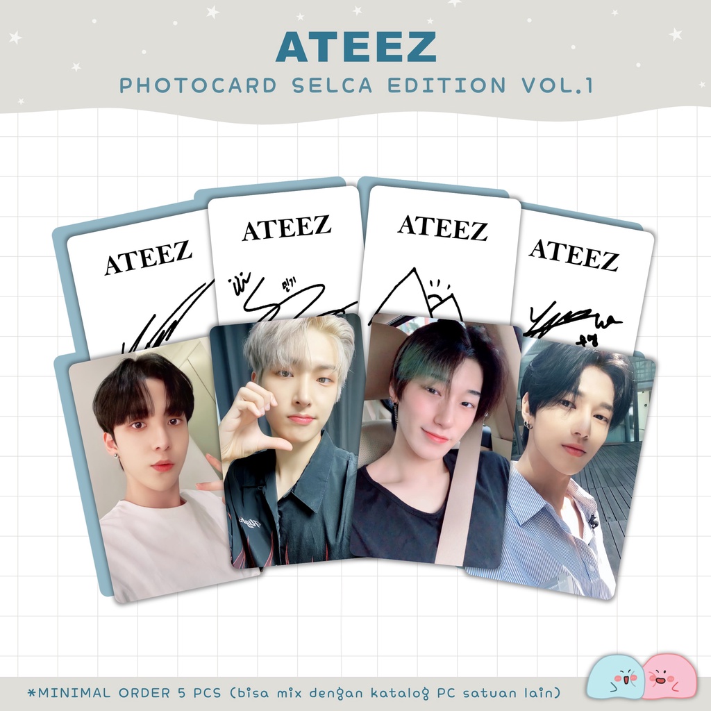 Jual (MINIMAL BELI 5!) PHOTOCARD ATEEZ SELCA EDITION VOL.1 (UNOFF ...