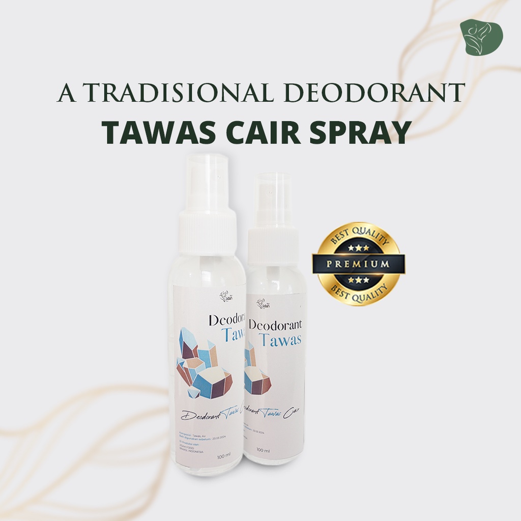 Jual Deodorant Tawas spray ORGANIK natural penghilang bau badan air ...