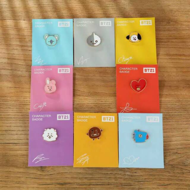 Jual Pin bts pin bt21 enamel pin bts | Shopee Indonesia
