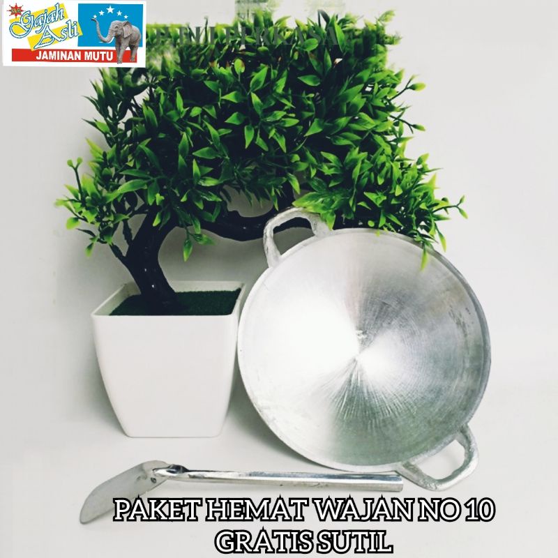 Jual PROMO MURAH WAJAN GRATIS SUTIL | Shopee Indonesia