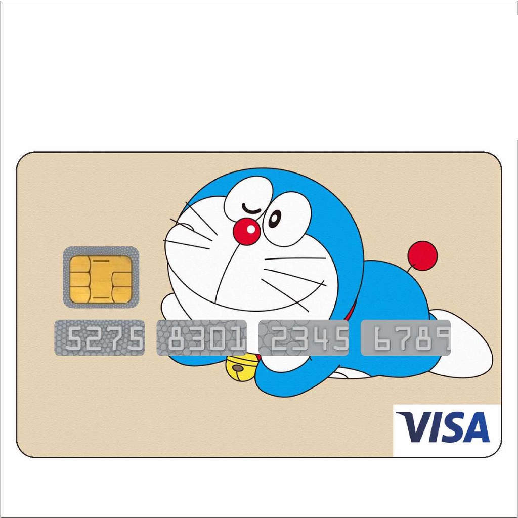 Jual Stiker Skin Kartu Atm Card Bca Doraemon | Shopee Indonesia