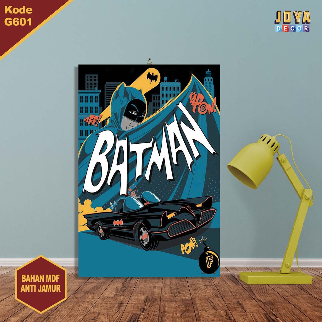 Jual Poster Kayu Hiasan Dinding Dekorasi Dinding Wall Decor Batman ...
