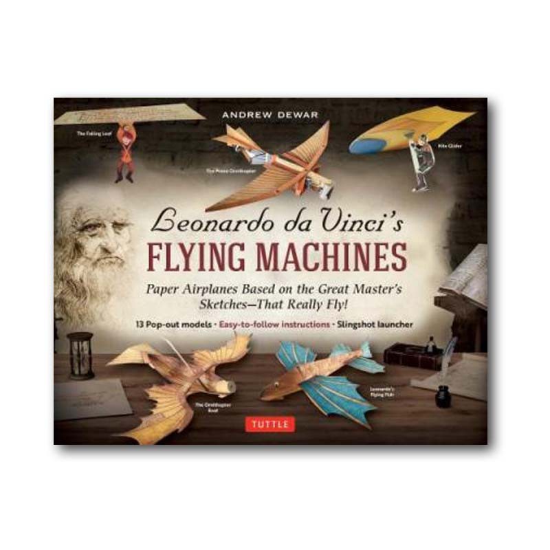 Jual Leonardo da Vinci's Flying Machines Kit - 9780804852241 - Buku Ori ...