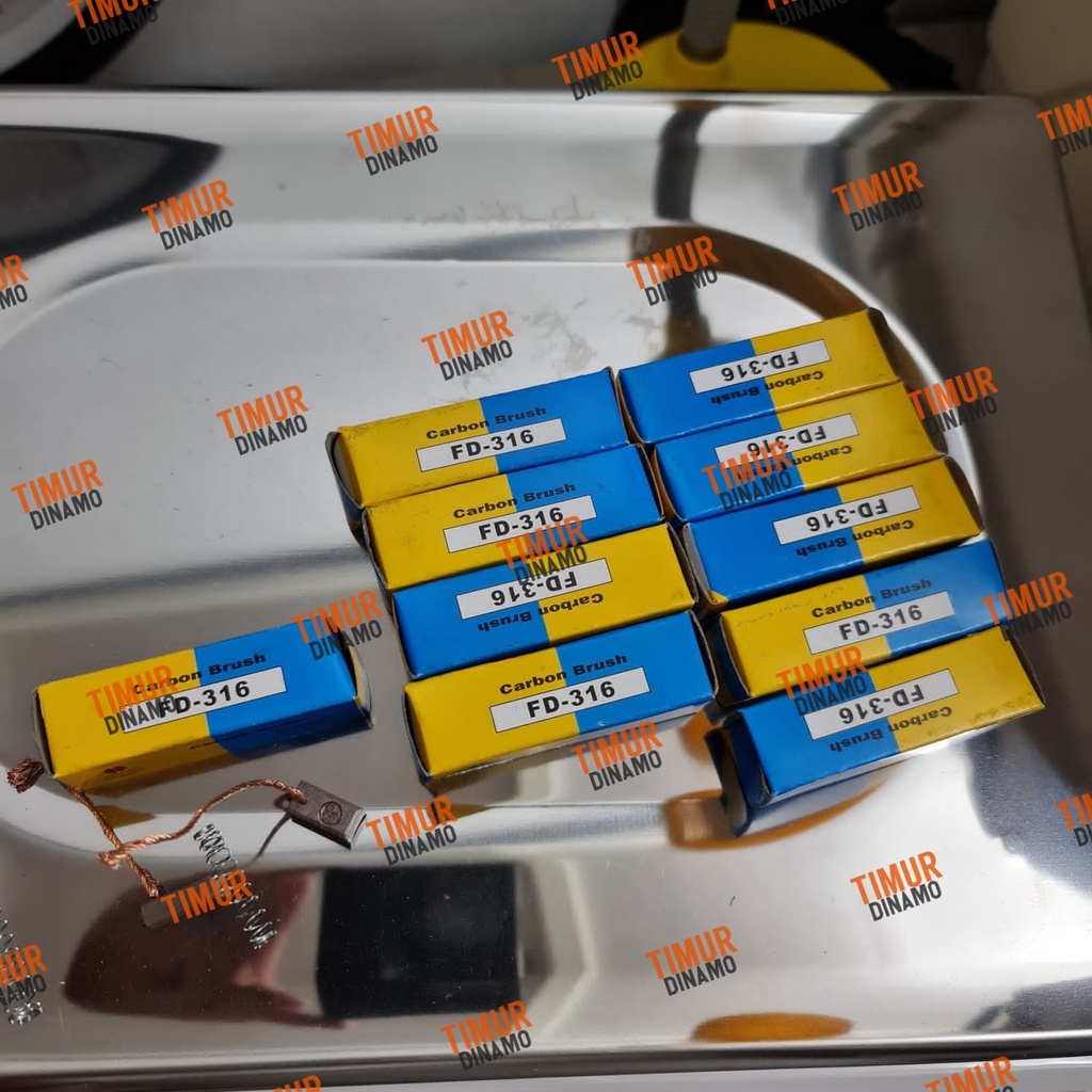 Jual 10set Carbon Brush Kul Arang Alternator FD316 s88 carry st100 extra avanza innova gran max ...