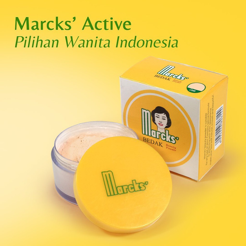 Jual Marcks Active Beauty Powder ( Bedak Tabur ) | Shopee Indonesia