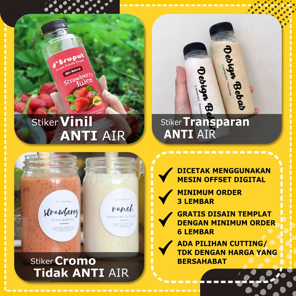Jual STIKER GRATIS DISAIN "PROMO" | Shopee Indonesia