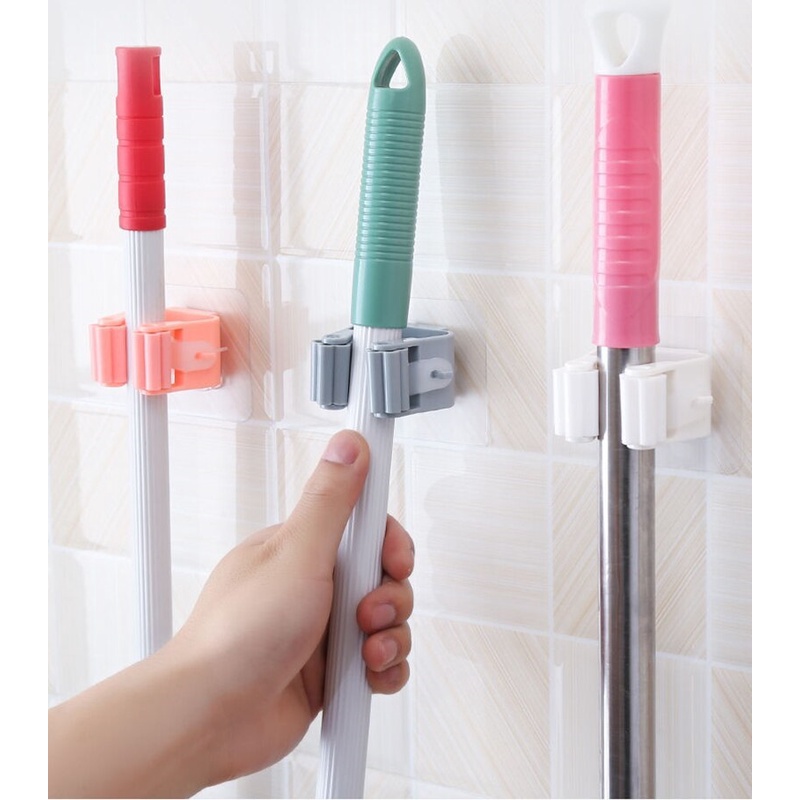Jual Gantungan Sapu Suction Hanger Clip Magic Holder Tiang Pel Kuat ...