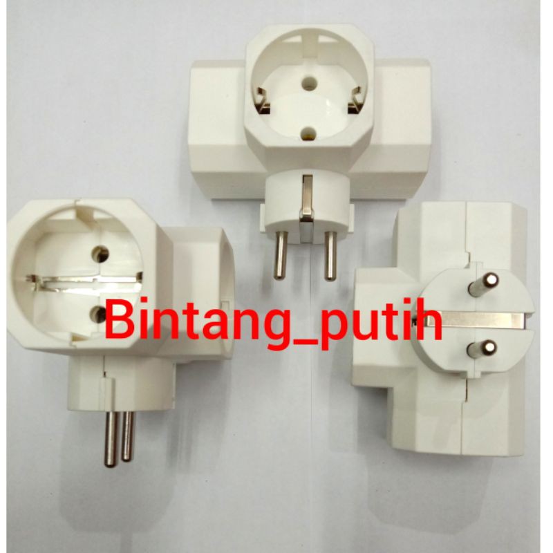 Jual COLOKAN T ARDE BROCO / STOP KONTAK BROCO | Shopee Indonesia