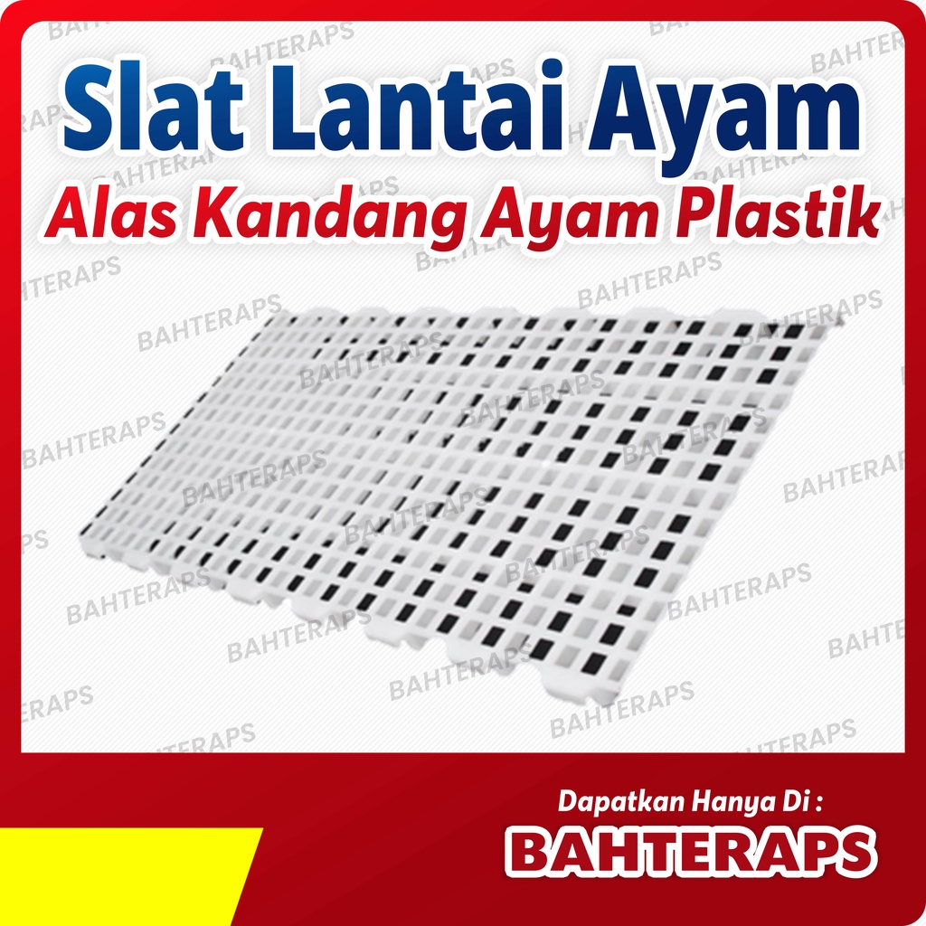 Jual Lantai Slat Plastik Selat Alas Kandang Ayam Medion | Shopee Indonesia
