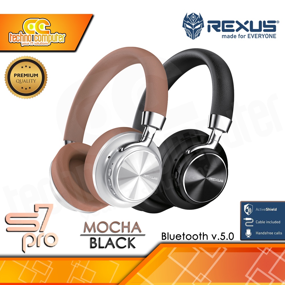 Jual HEADSET REXUS S7 PRO Bluetooth - Premium Headset | Shopee Indonesia