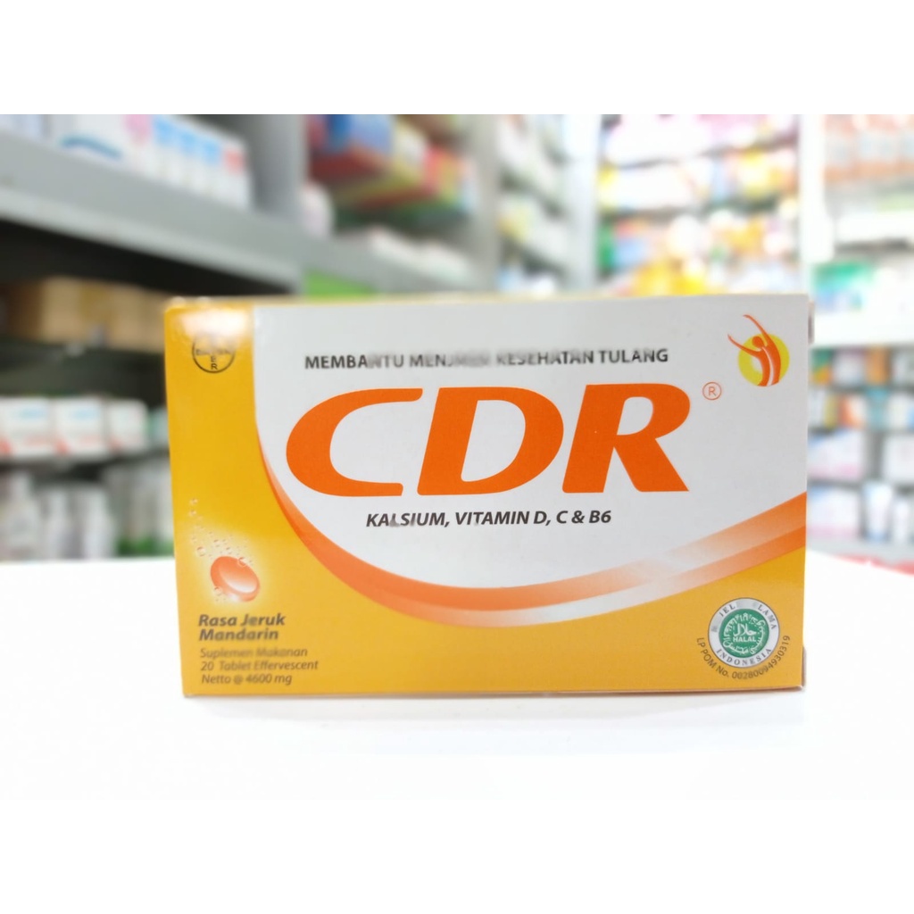 Jual CDR Effervescent 10 Tablet, 15 tablet, 20 tablet | Shopee Indonesia