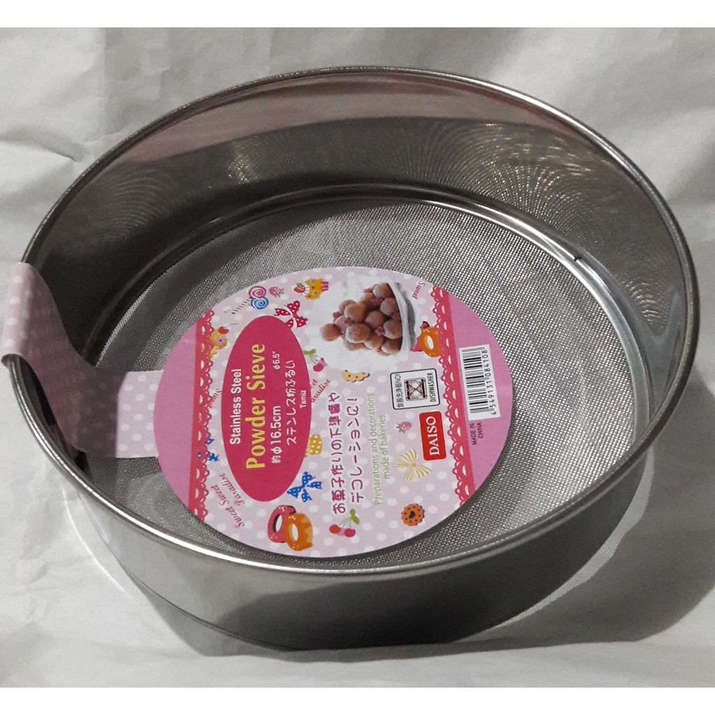 Jual Daiso Saringan Tepung| Daiso Ayakan Tepung| Daiso Powder Sieve ...