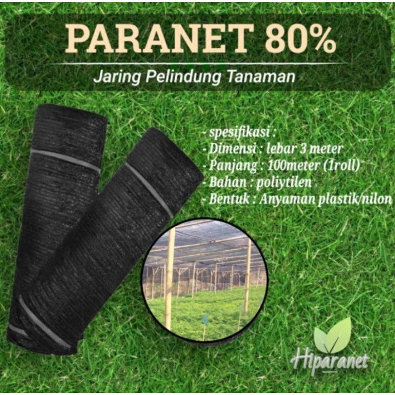 Jual PARANET/SHADING NET 80% ECER P 1 METER X 1 METER ( RAJUT V) JARING ...