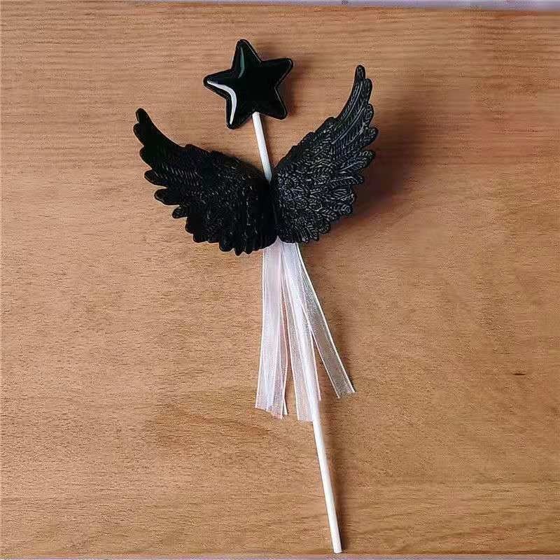 Jual CCB08 Cake Topper Fairy Wing Star Sayap Peri Bintang Disney Hiasan ...