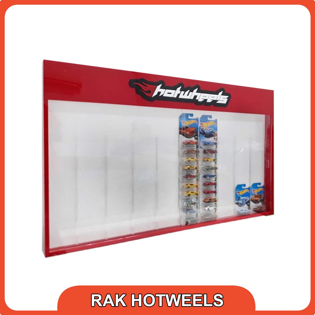 Jual Rak Hotwheels Blister Premium/Car Culture 100 Header BOX LOGO ...