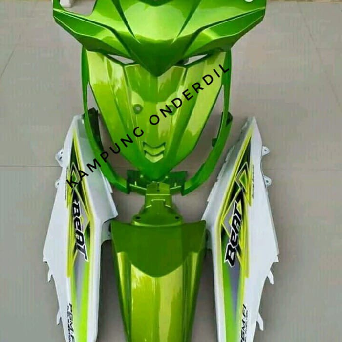 Jual Cover Body Full Halus Honda Beat Lama Karbu Warna Hijau | Shopee ...