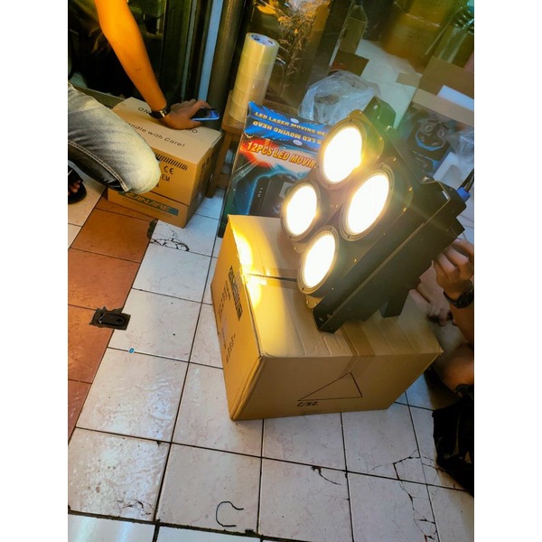 Jual lampu panggung mini brute 4x100watt | Shopee Indonesia