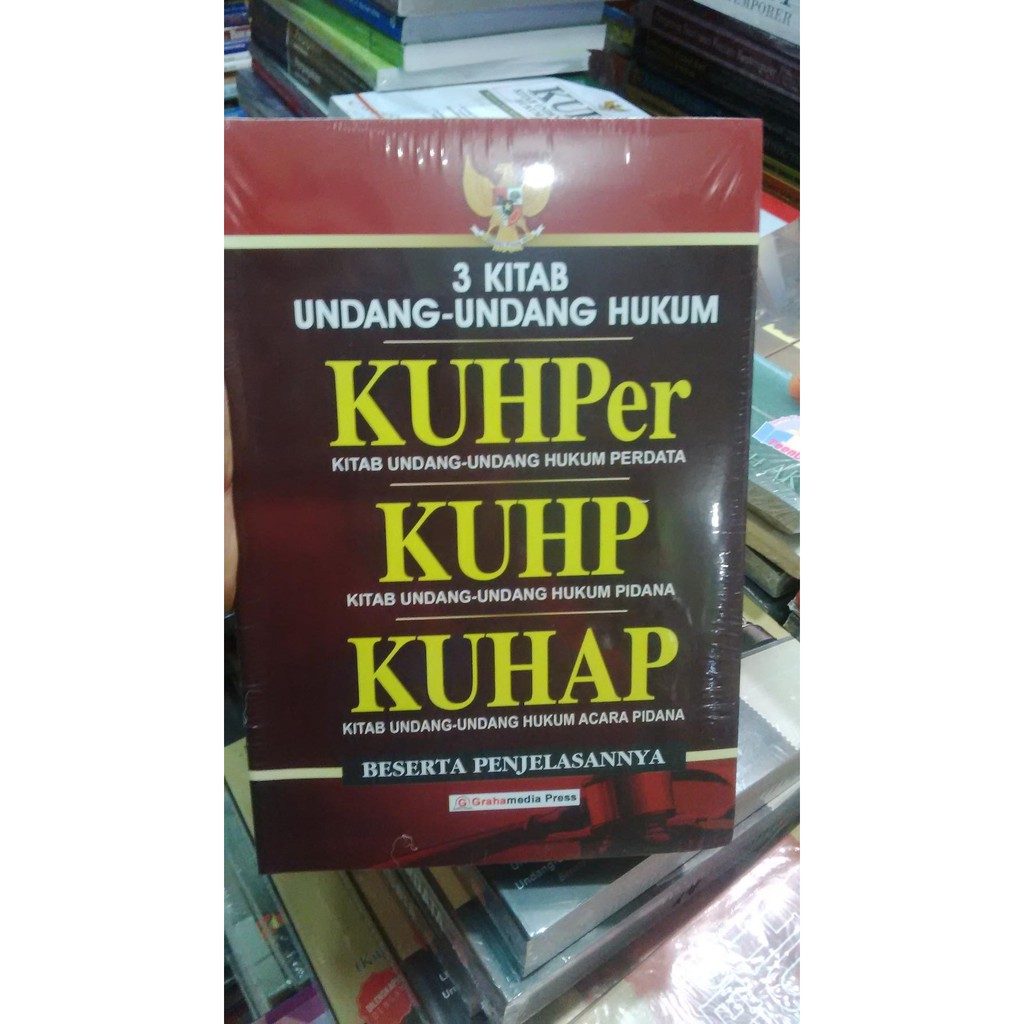 Jual Buku 3 Kitab Dan Undang - Undang Kuhper Kuhp Kuhap | Shopee Indonesia
