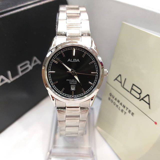 Jual Jam tangan wanita alba VJ22 Silver jam tangan alba original ...