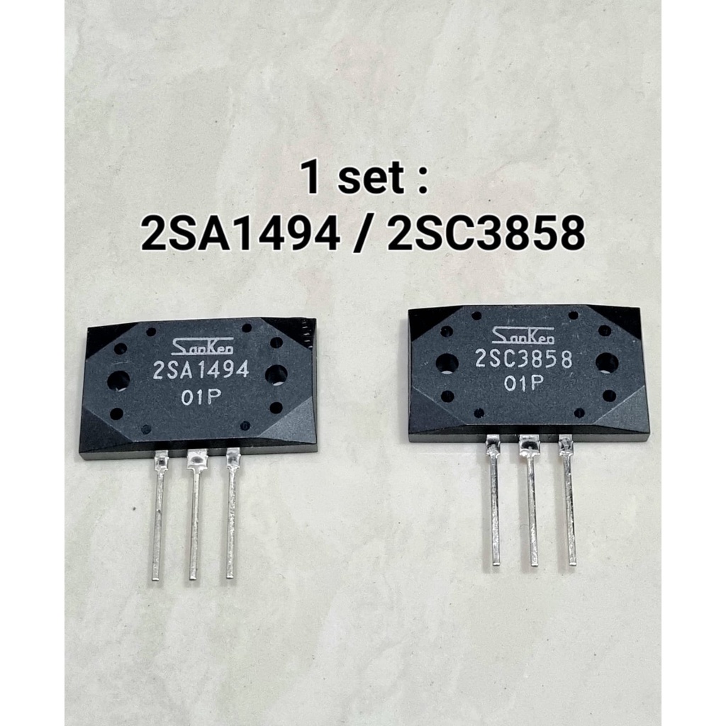 Jual TRANSISTOR FINAL SANKEN 2SA1494 2SC3858 ASLI ORI | Shopee Indonesia