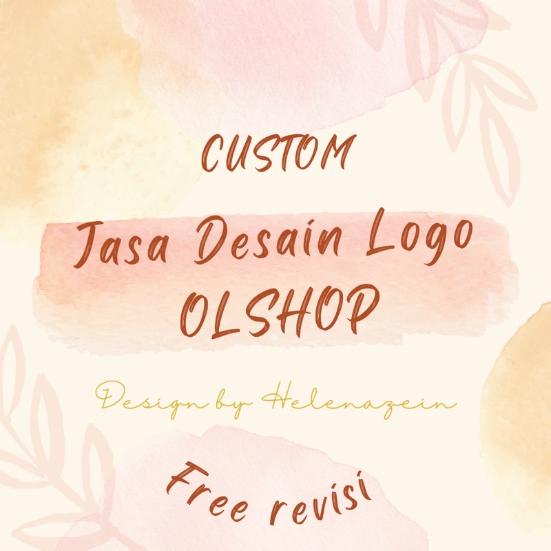 Jual Jasa desain logo olshop custom bisa request sampai puas | Shopee ...