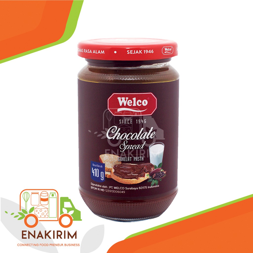 Jual Welco Chocolate Spread ( Pasta Coklat ) 350 Gr | Shopee Indonesia