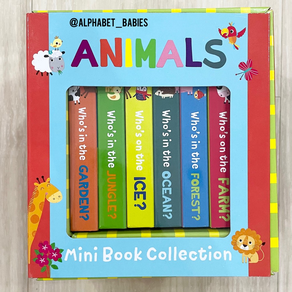 Jual Library Box Set Animals Board Book | Shopee Indonesia