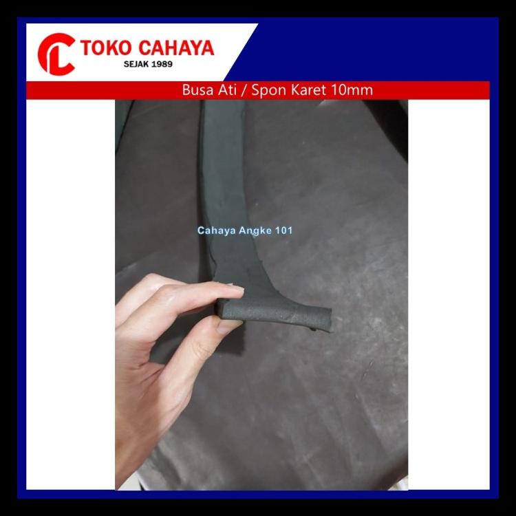 Jual Spon Eva Sponge Busa Ati Spon Karet 10Mm Hitam 120 X 210 Cm ...