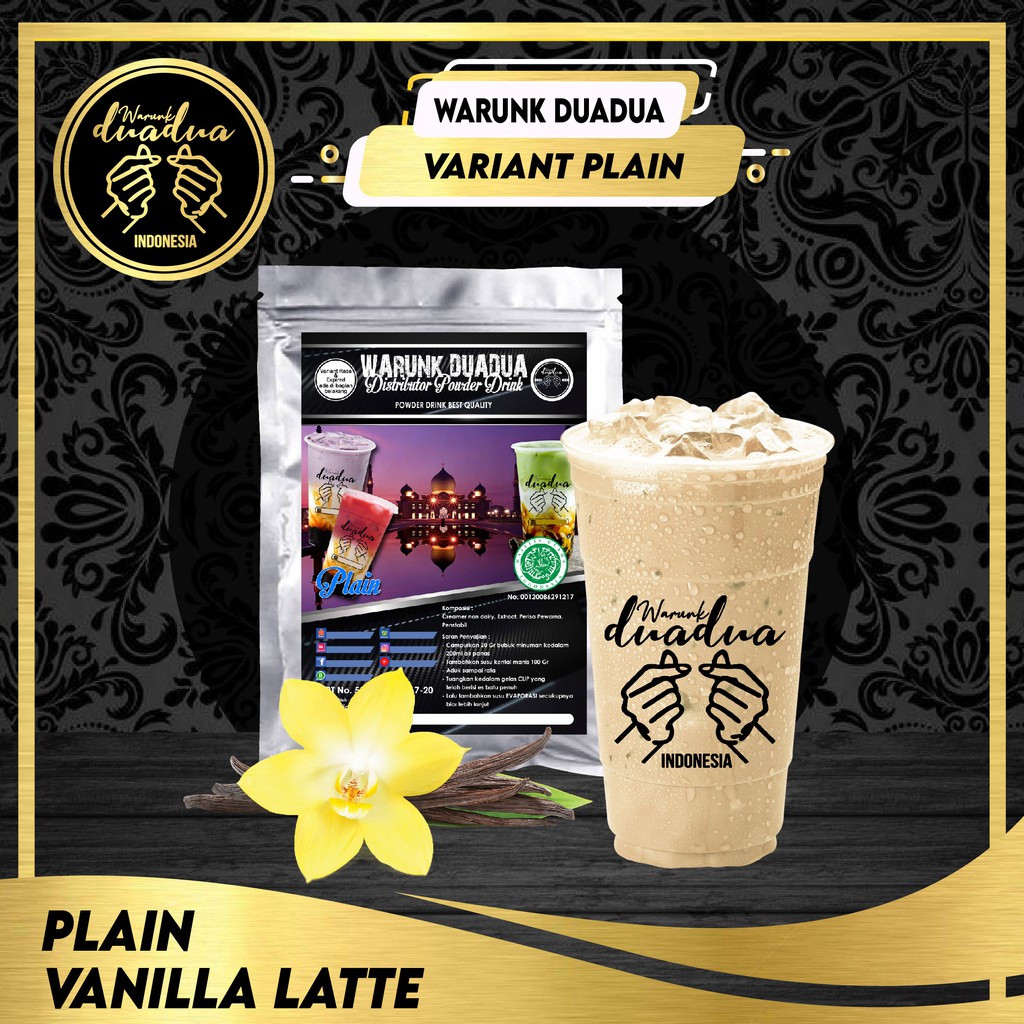 Jual PLAIN VANILLA LATTE / POWDER BUBUK PLAIN VANILLA LATTE 1 KG ...