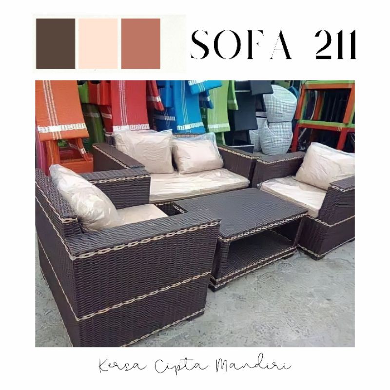 Jual SOFA 211 ROTAN | Shopee Indonesia