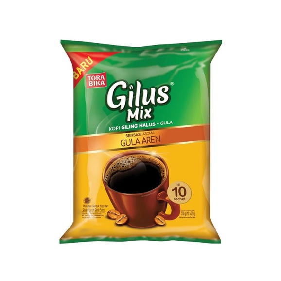 Jual Tora Bika Gilus Mix Gula Aren Pack(Isi 10 Saset) | Shopee Indonesia