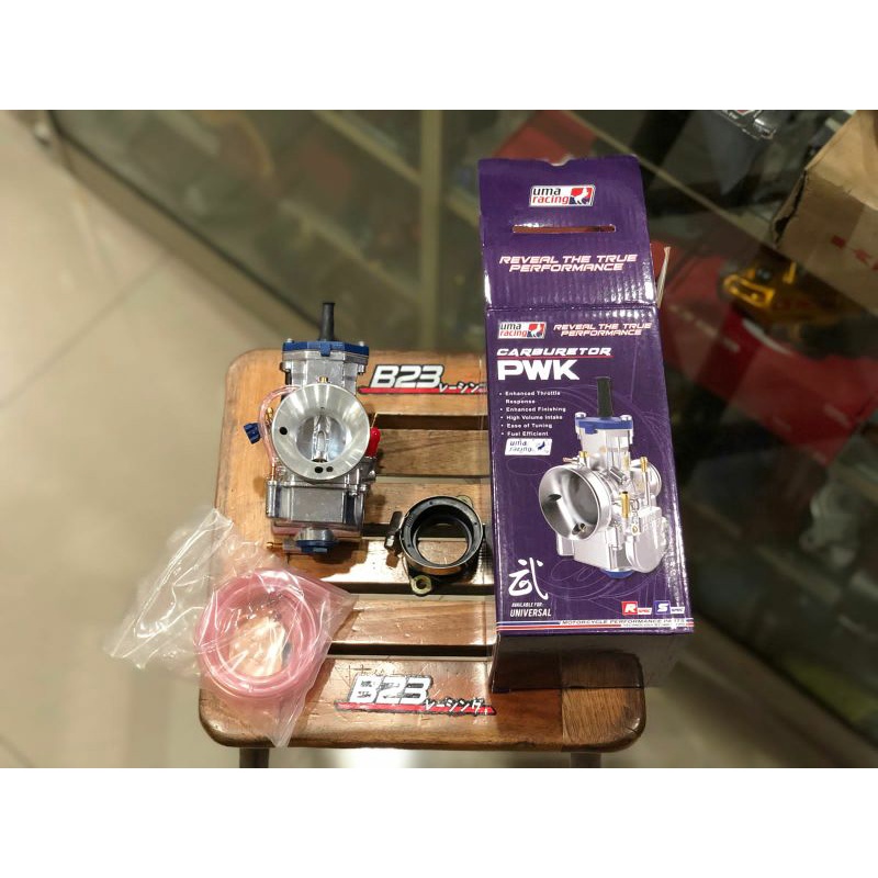 Jual Karbu pwk uma 32 racing v2 new universal carbu carburator set | Shopee Indonesia