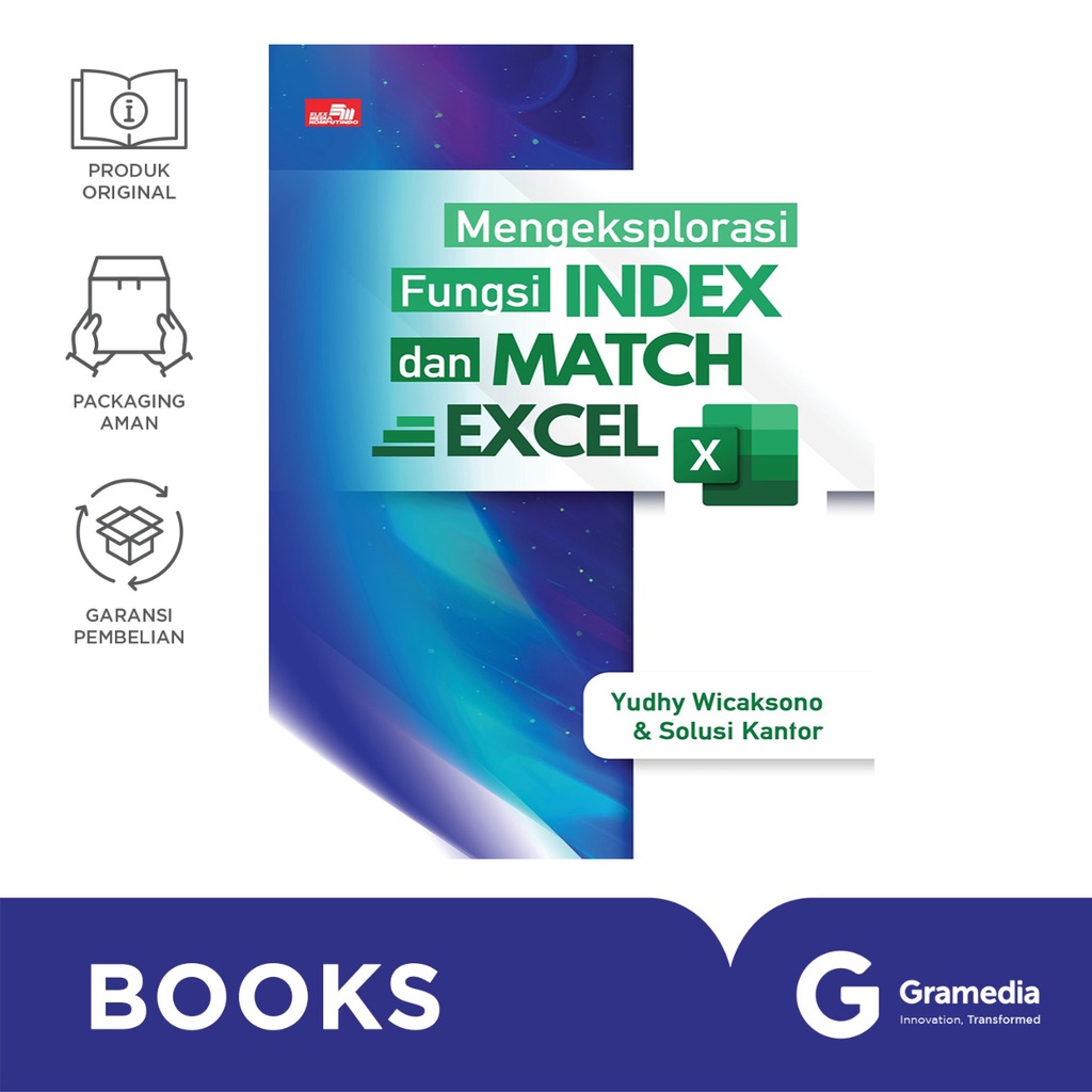 Jual Mengeksplorasi Fungsi Index Dan Match Excel Yudhy Wicaksono And Solusi Kantor Shopee 