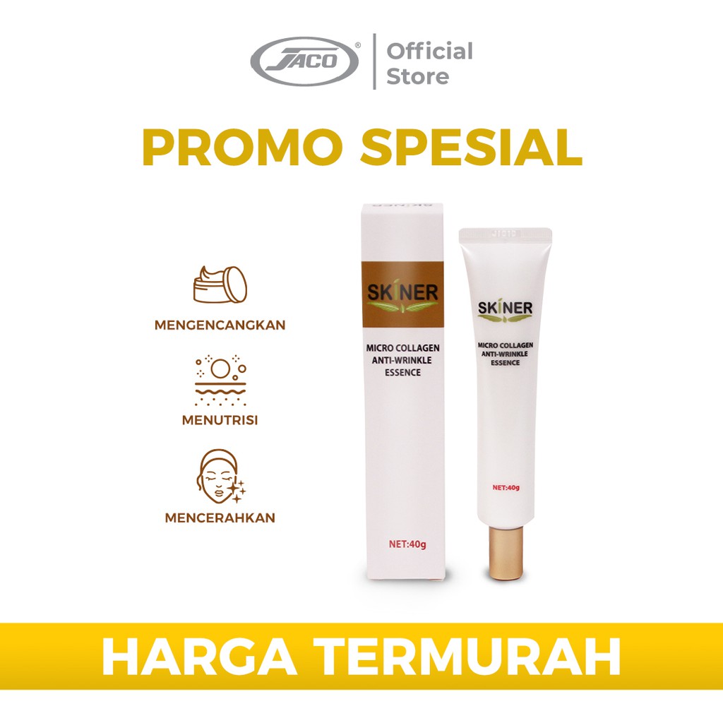Jual Skiner Micro Collagen Krim Wajah Anti Wrinkle Essence - 40gr ...