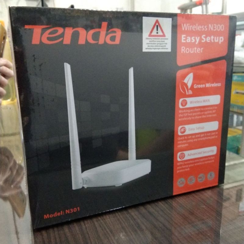 Jual Tenda N301 Wireless Router N300 | Router Tenda N301 | Shopee Indonesia