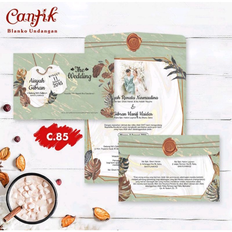 Jual UNDANGAN CANTIK | Undangan Murah | Undangan Rustik | Shopee Indonesia