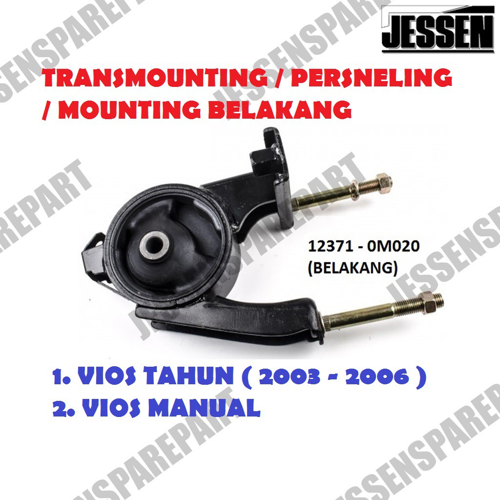 Jual TRANSMOUNTING VIOS LAMA BELAKANG ,ENGINE MOUNTING VIOS 12371-0M020 ...