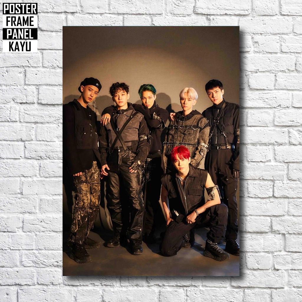 Jual Poster EXO Frame Kayu Solid A4 EXO015 | Shopee Indonesia