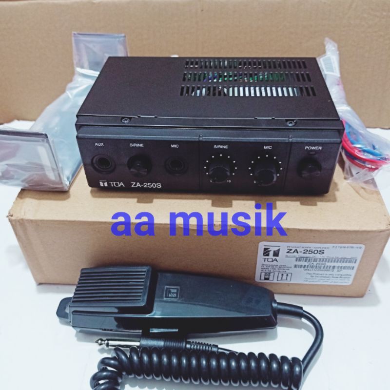 Jual POWER AMPLI MOBIL TOA ZA-250S AMPLIFIER MOBIL ZA250S | Shopee ...