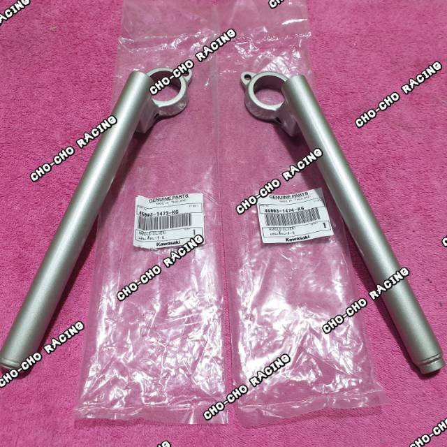 Jual (17/77) HANDLE STANG STIR GOLD SILVER NINJA 150 RR OLD ZX CBU ...