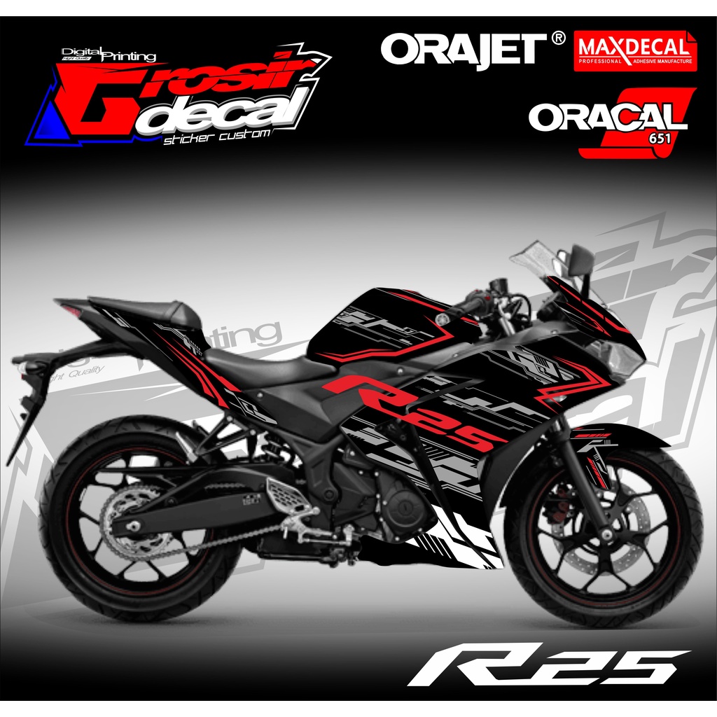 Jual Decal sticker R25 Dekal stiker R25 fullbody | Shopee Indonesia