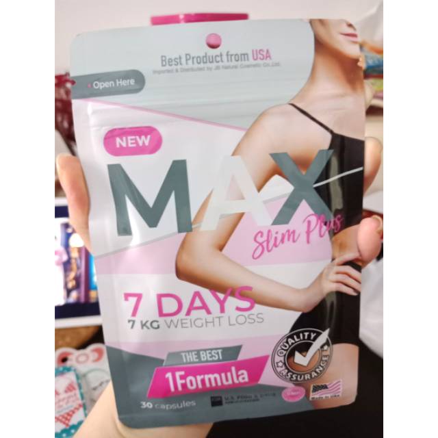 Jual MAX SLIM PLUS 7Days 7KG Weight Loss 100% From Thailand | Shopee Indonesia