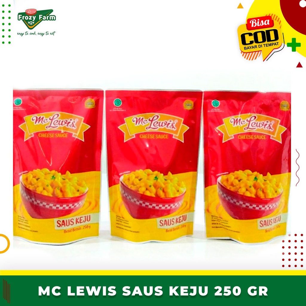 Jual Mc Lewis Saus Keju / Cheese Sauce 250 Gram | Shopee Indonesia
