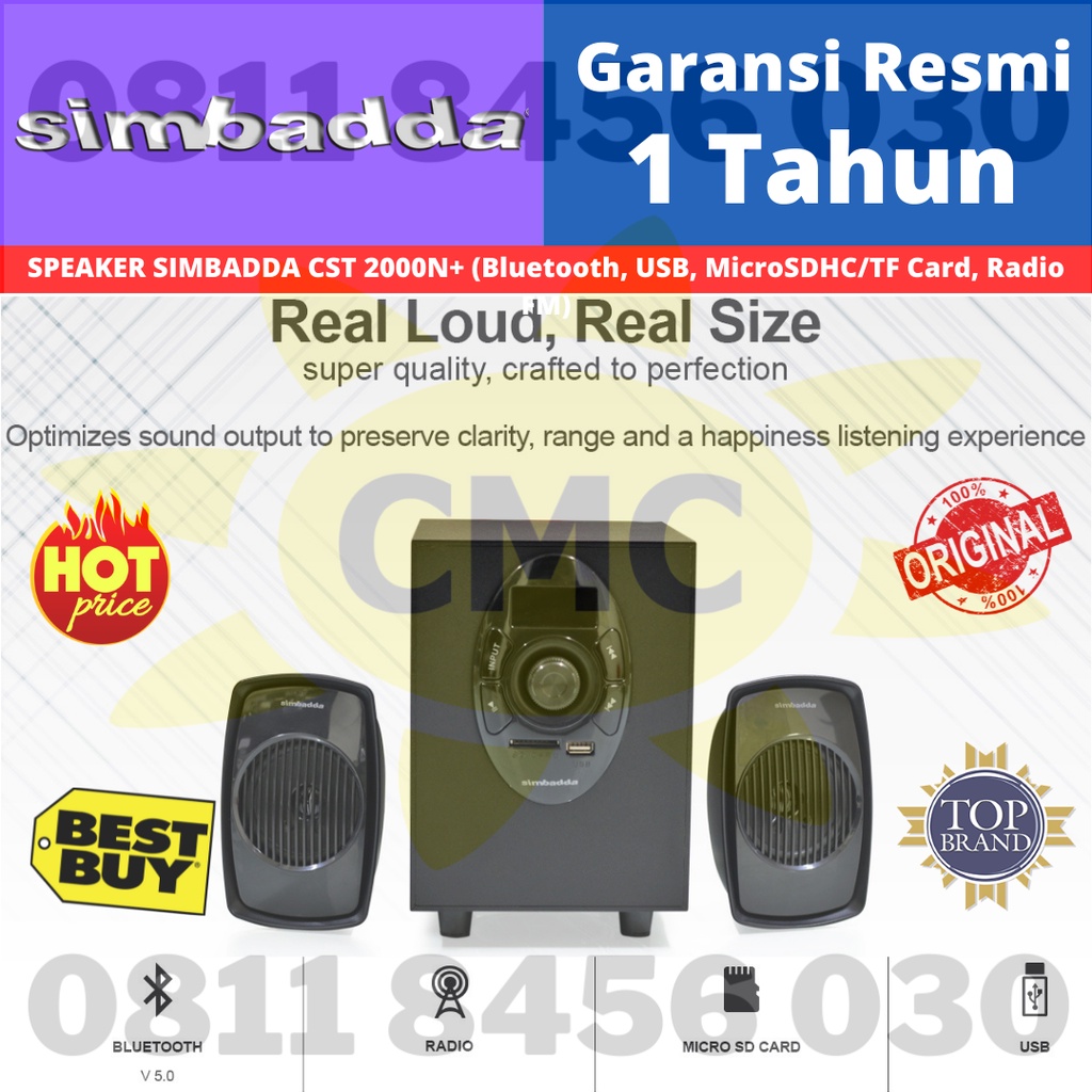 Jual Simbadda Speaker CST 2000N Plus CST 2000 N+ | Shopee Indonesia